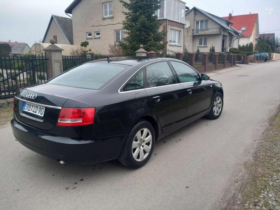 Black Audi A6 2007 in Raseiniai, with an engine capacity of 2.70 L and mileage of 333 thousand km for 2100 €, photo 7 on AUTOMOTO.COM.LV