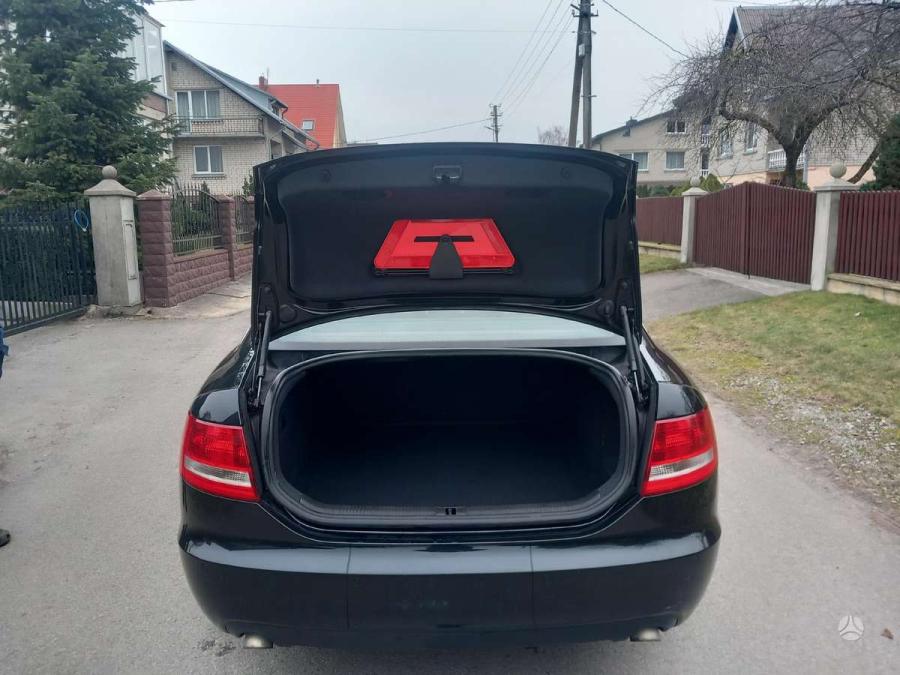 Black Audi A6 2007 in Raseiniai, with an engine capacity of 2.70 L and mileage of 333 thousand km for 2100 €, photo 9 on AUTOMOTO.COM.LV