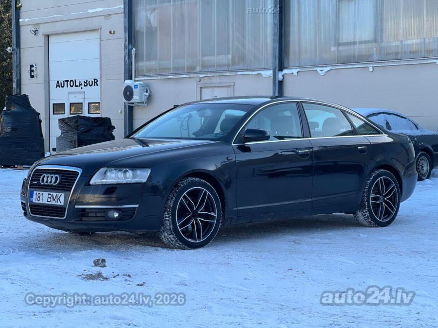 Black Audi A6 2007 in Narva, with an engine capacity of 3.00 L and mileage of 397 thousand km for 2499 €, photo 3 on AUTOMOTO.COM.LV