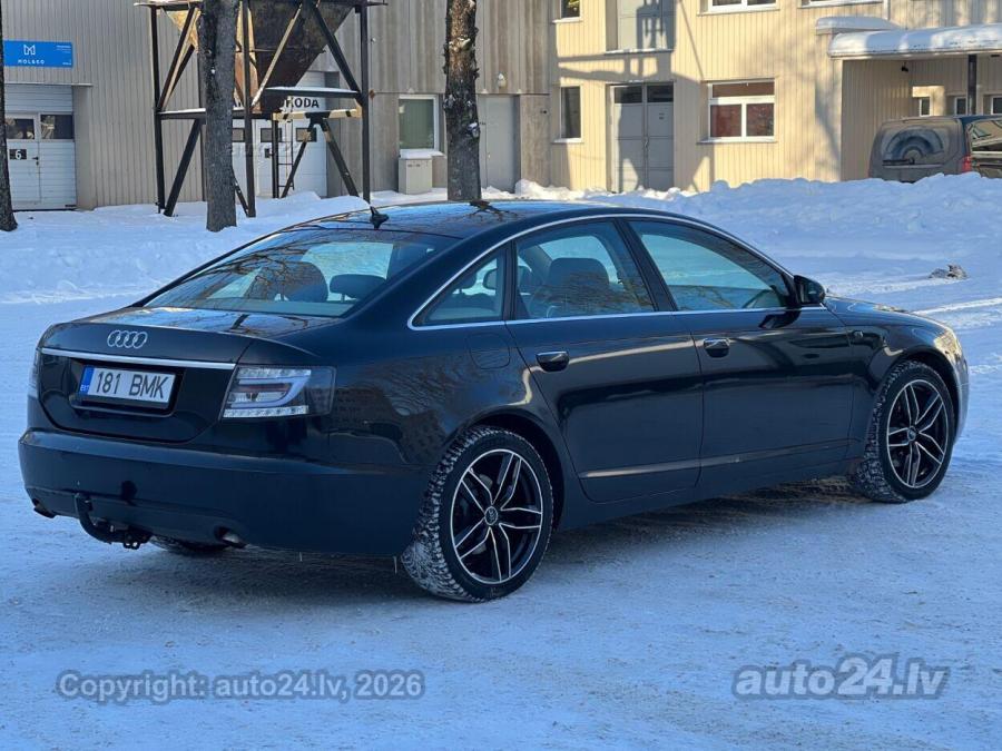 Black Audi A6 2007 in Narva, with an engine capacity of 3.00 L and mileage of 397 thousand km for 2499 €, photo 6 on AUTOMOTO.COM.LV