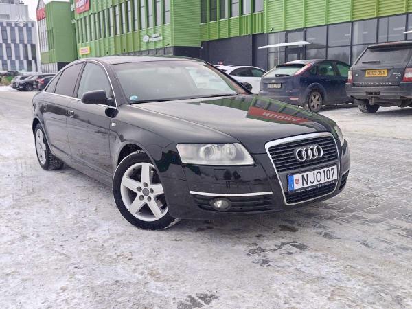 Melns Audi A6 2007 Viļņa, ar dzinēja tilpumu 2.39 L un nobraukumu 316 tūkst. km par 1500 €, foto 1 vietnē AUTOMOTO.COM.LV
