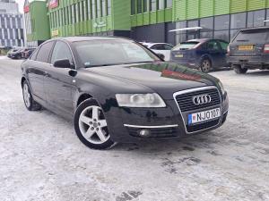 Black Audi A6 2007 in Vilnius, with an engine capacity of 2.39 L and mileage of 316 thousand km for 1500 €, photo  on AUTOMOTO.COM.LV