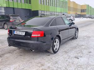 Black Audi A6 2007 in Vilnius, with an engine capacity of 2.39 L and mileage of 316 thousand km for 1500 €, photo 5 on AUTOMOTO.COM.LV