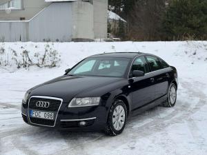 Melns Audi A6 2007 Viļņa, ar dzinēja tilpumu 2.00 L un nobraukumu 284 tūkst. km par 2900 €, foto  vietnē AUTOMOTO.COM.LV