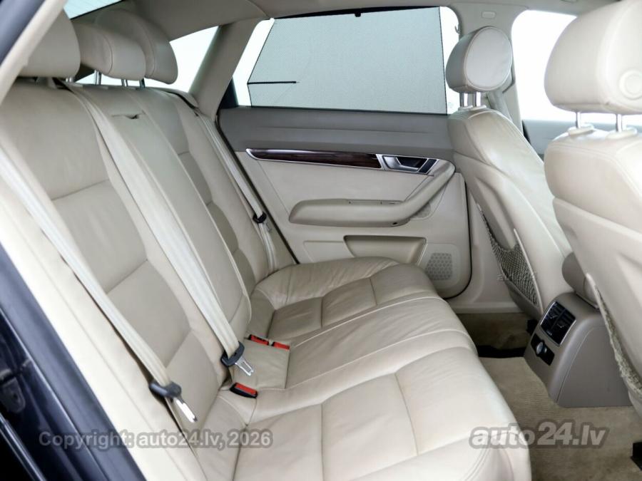 Black Audi A6 2007 in Tallinn, with an engine capacity of 3.00 L and mileage of 292 thousand km for 2499 €, photo 7 on AUTOMOTO.COM.LV