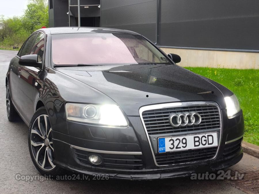 Black Audi A6 2007 in Tallinn, with an engine capacity of 2.80 L and mileage of 361 thousand km for 2788 €, photo 3 on AUTOMOTO.COM.LV