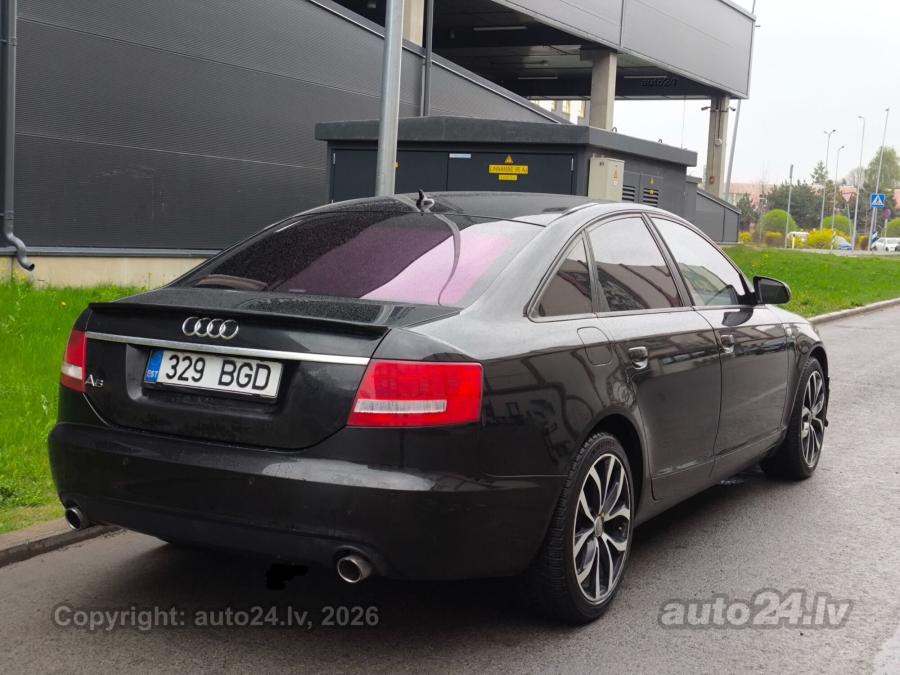 Black Audi A6 2007 in Tallinn, with an engine capacity of 2.80 L and mileage of 361 thousand km for 2788 €, photo 8 on AUTOMOTO.COM.LV