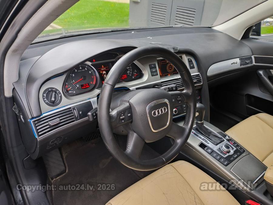 Black Audi A6 2007 in Tallinn, with an engine capacity of 2.80 L and mileage of 361 thousand km for 2788 €, photo 9 on AUTOMOTO.COM.LV