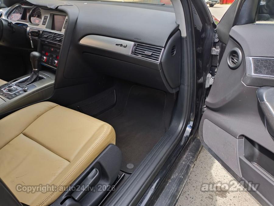 Black Audi A6 2007 in Tallinn, with an engine capacity of 2.80 L and mileage of 361 thousand km for 2788 €, photo 14 on AUTOMOTO.COM.LV