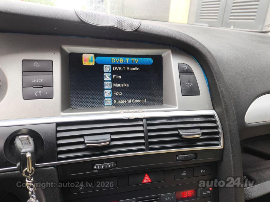 Black Audi A6 2007 in Tallinn, with an engine capacity of 2.80 L and mileage of 361 thousand km for 2788 €, photo 15 on AUTOMOTO.COM.LV