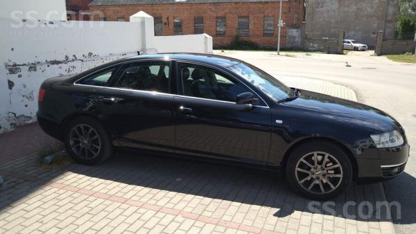 Black Audi A6 2007 in Daugavpils, with an engine capacity of 2.00 L and mileage of 293 thousand km for 5500 €, photo 4 on AUTOMOTO.COM.LV