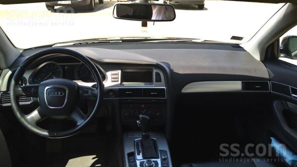 Black Audi A6 2007 in Daugavpils, with an engine capacity of 2.00 L and mileage of 293 thousand km for 5500 €, photo 5 on AUTOMOTO.COM.LV
