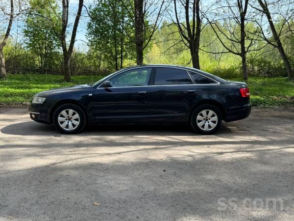 Black Audi A6 2007 in Riga, with an engine capacity of 3.00 L and mileage of 0 thousand km for 2899 €, photo 2 on AUTOMOTO.COM.LV
