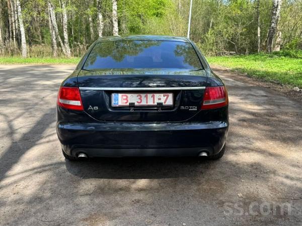 Black Audi A6 2007 in Riga, with an engine capacity of 3.00 L and mileage of 0 thousand km for 2899 €, photo 4 on AUTOMOTO.COM.LV