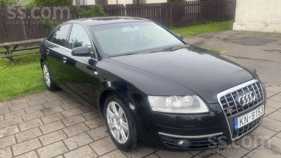 Black Audi A6 2007 in Riga, with an engine capacity of 3.00 L and mileage of 372 thousand km for 3500 €, photo 4 on AUTOMOTO.COM.LV