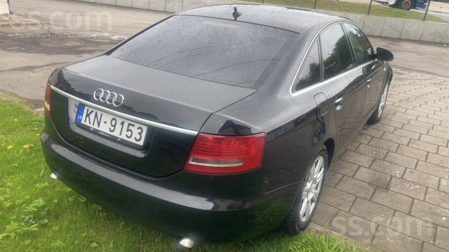 Black Audi A6 2007 in Riga, with an engine capacity of 3.00 L and mileage of 372 thousand km for 3500 €, photo 5 on AUTOMOTO.COM.LV