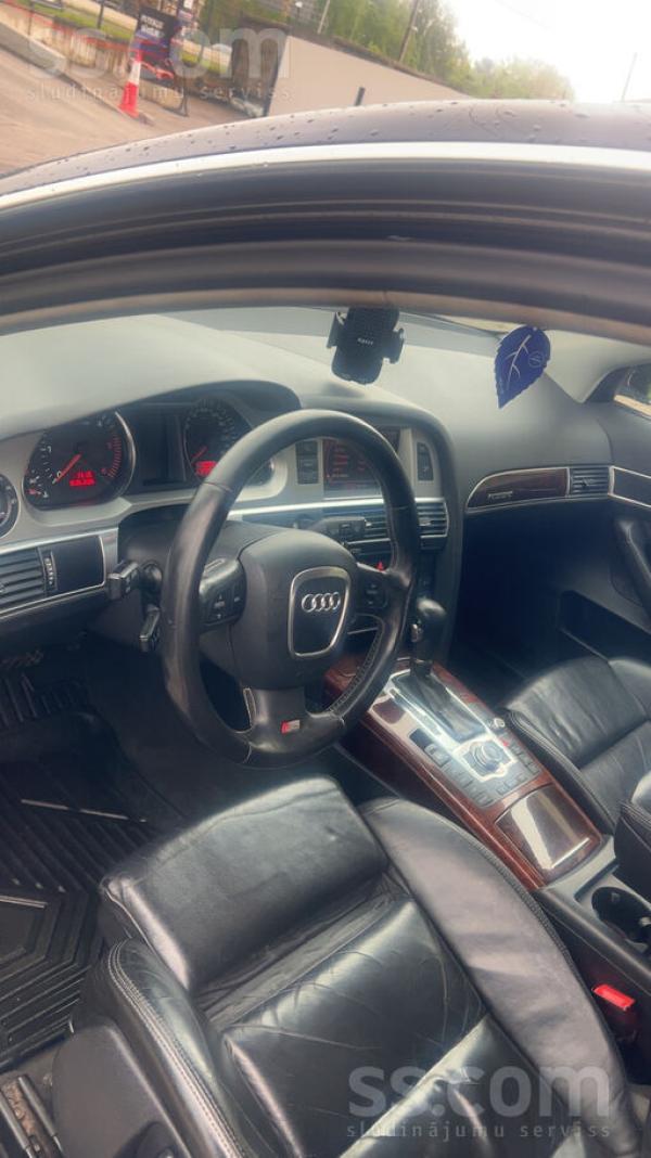 Melns Audi A6 2007 Rīga, ar dzinēja tilpumu 3.00 L un nobraukumu 372 tūkst. km par 3500 €, foto 8 vietnē AUTOMOTO.COM.LV