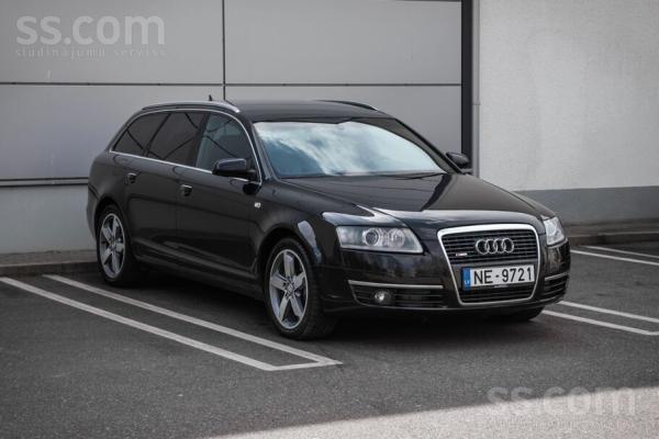 Black Audi A6 2007 in Riga, with an engine capacity of 3.00 L and mileage of 0 thousand km for 6490 €, photo 3 on AUTOMOTO.COM.LV