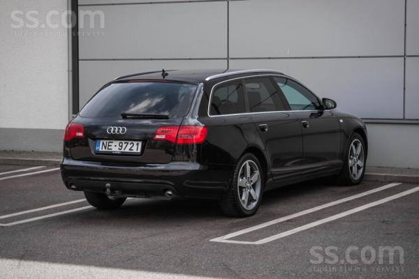 Black Audi A6 2007 in Riga, with an engine capacity of 3.00 L and mileage of 0 thousand km for 6490 €, photo 5 on AUTOMOTO.COM.LV