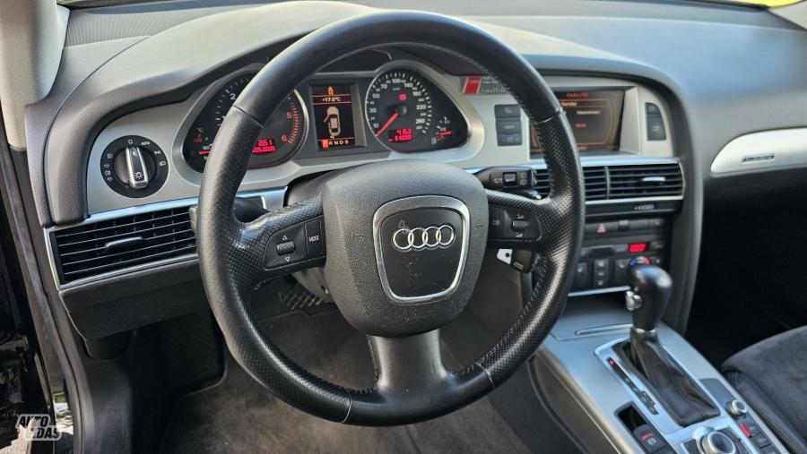 Black Audi A6 2007 in Kazlu Ruda, with an engine capacity of 3.00 L and mileage of 313 thousand km for 3600 €, photo 13 on AUTOMOTO.COM.LV
