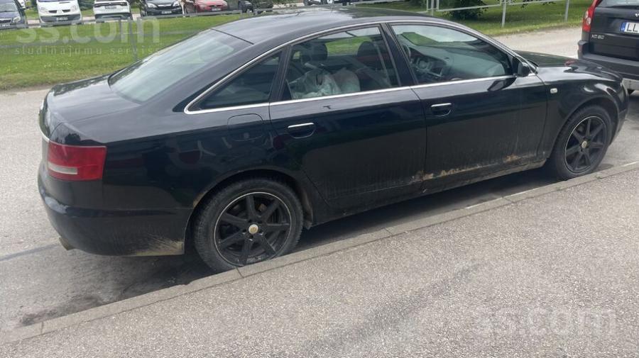 Black Audi A6 2007 in Riga, with an engine capacity of 2.40 L and mileage of 410 thousand km for 1240 €, photo 4 on AUTOMOTO.COM.LV