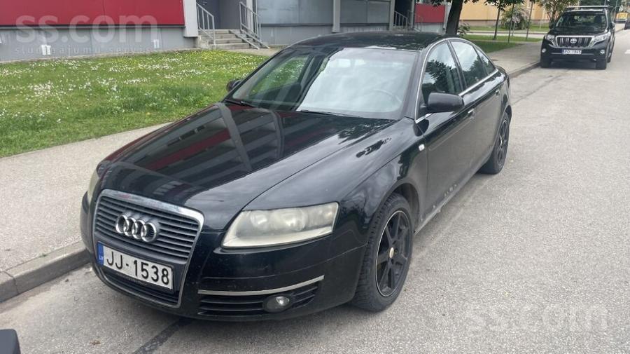 Black Audi A6 2007 in Riga, with an engine capacity of 2.40 L and mileage of 410 thousand km for 1240 €, photo 8 on AUTOMOTO.COM.LV