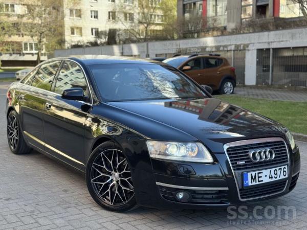 Черный Ауди А6 2007 в Рига, объемом двигателя 3.00 л и пробегом 347 тыс. км за 3990 €, фото 1 на AUTOMOTO.COM.LV