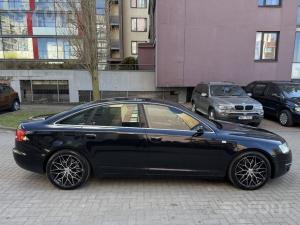 Black Audi A6 2007 in Riga, with an engine capacity of 3.00 L and mileage of 347 thousand km for 3990 €, photo 4 on AUTOMOTO.COM.LV