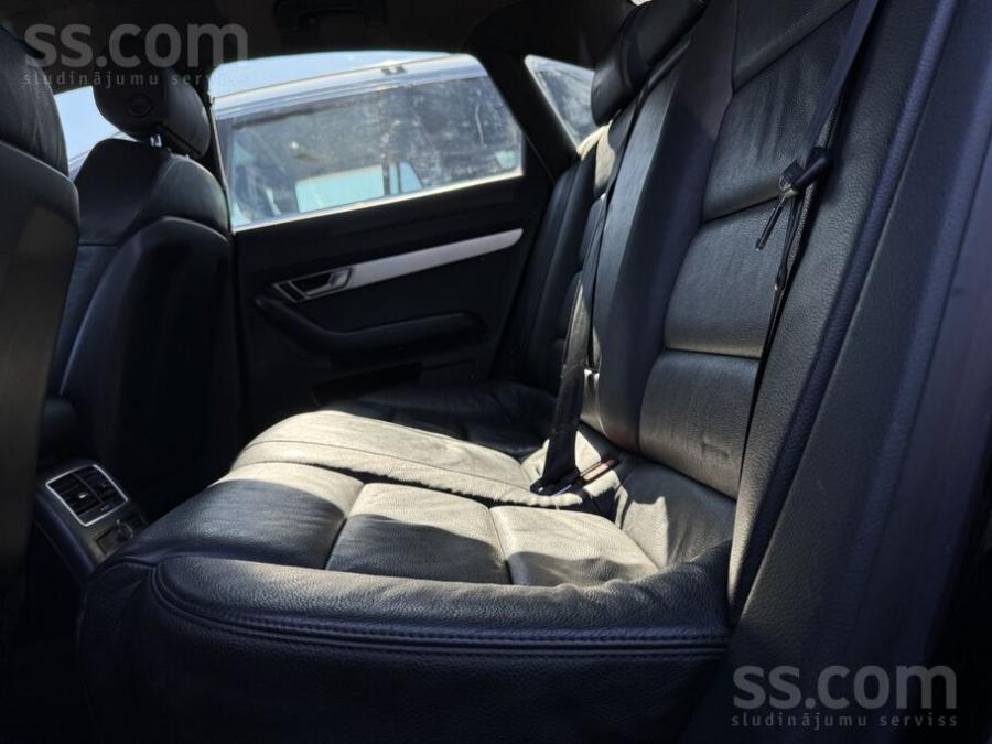 Black Audi A6 2007 in Riga, with an engine capacity of 3.00 L and mileage of 347 thousand km for 3990 €, photo 10 on AUTOMOTO.COM.LV