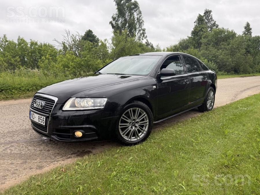 Black Audi A6 2007 in Rezekne, with an engine capacity of 3.00 L and mileage of 404 thousand km for 2000 €, photo 1 on AUTOMOTO.COM.LV