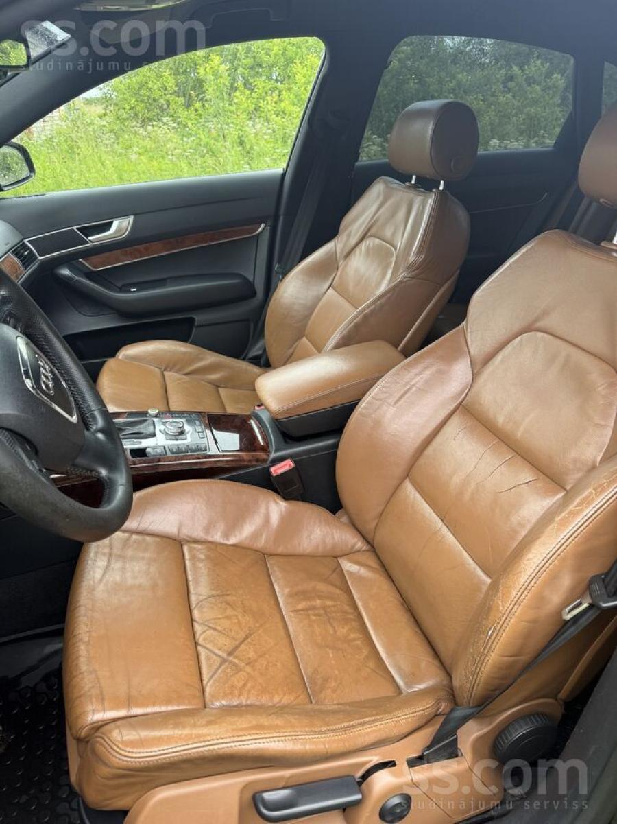 Black Audi A6 2007 in Rezekne, with an engine capacity of 3.00 L and mileage of 404 thousand km for 2000 €, photo 12 on AUTOMOTO.COM.LV