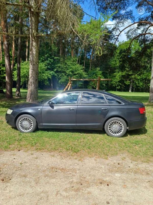Melns Audi A6 2007 Kauņa, ar dzinēja tilpumu 3.00 L un nobraukumu 276 tūkst. km par 3500 €, foto 1 vietnē AUTOMOTO.COM.LV