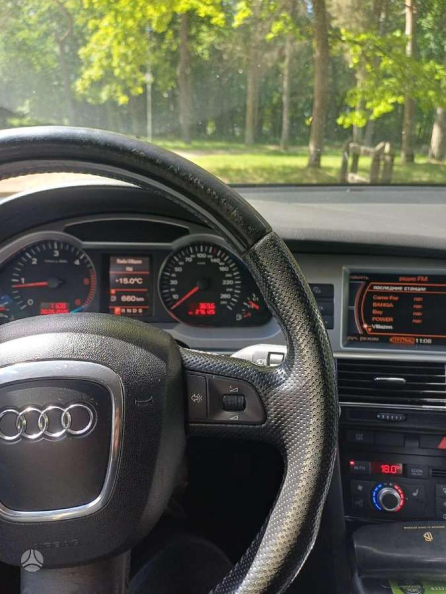 Melns Audi A6 2007 Kauņa, ar dzinēja tilpumu 3.00 L un nobraukumu 276 tūkst. km par 3500 €, foto 6 vietnē AUTOMOTO.COM.LV