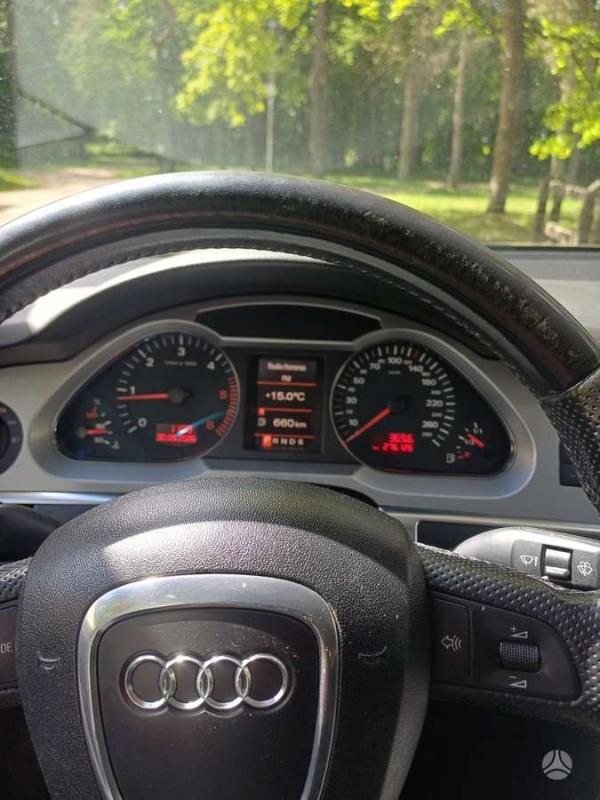 Melns Audi A6 2007 Kauņa, ar dzinēja tilpumu 3.00 L un nobraukumu 276 tūkst. km par 3500 €, foto 9 vietnē AUTOMOTO.COM.LV