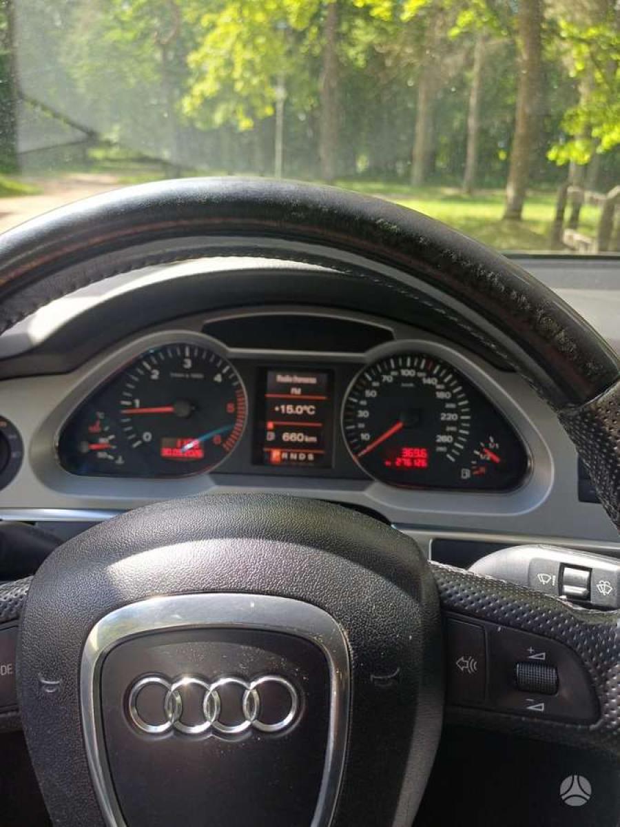 Melns Audi A6 2007 Kauņa, ar dzinēja tilpumu 3.00 L un nobraukumu 276 tūkst. km par 3500 €, foto 10 vietnē AUTOMOTO.COM.LV