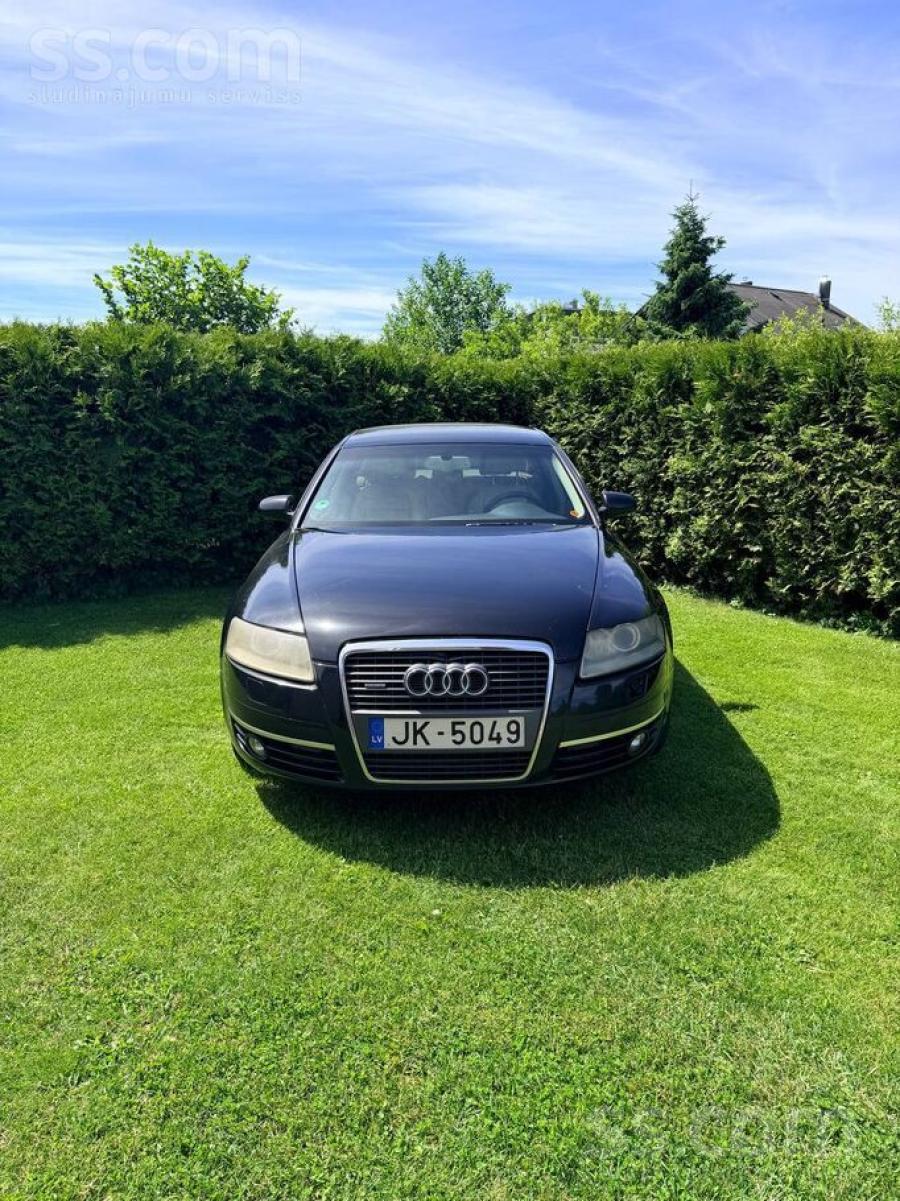 Black Audi A6 2007 in Riga, with an engine capacity of 3.00 L and mileage of 415 thousand km for 1800 €, photo 3 on AUTOMOTO.COM.LV