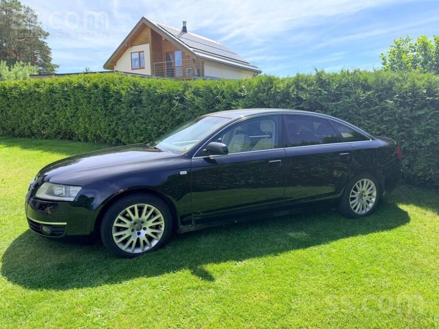 Black Audi A6 2007 in Riga, with an engine capacity of 3.00 L and mileage of 415 thousand km for 1800 €, photo 4 on AUTOMOTO.COM.LV