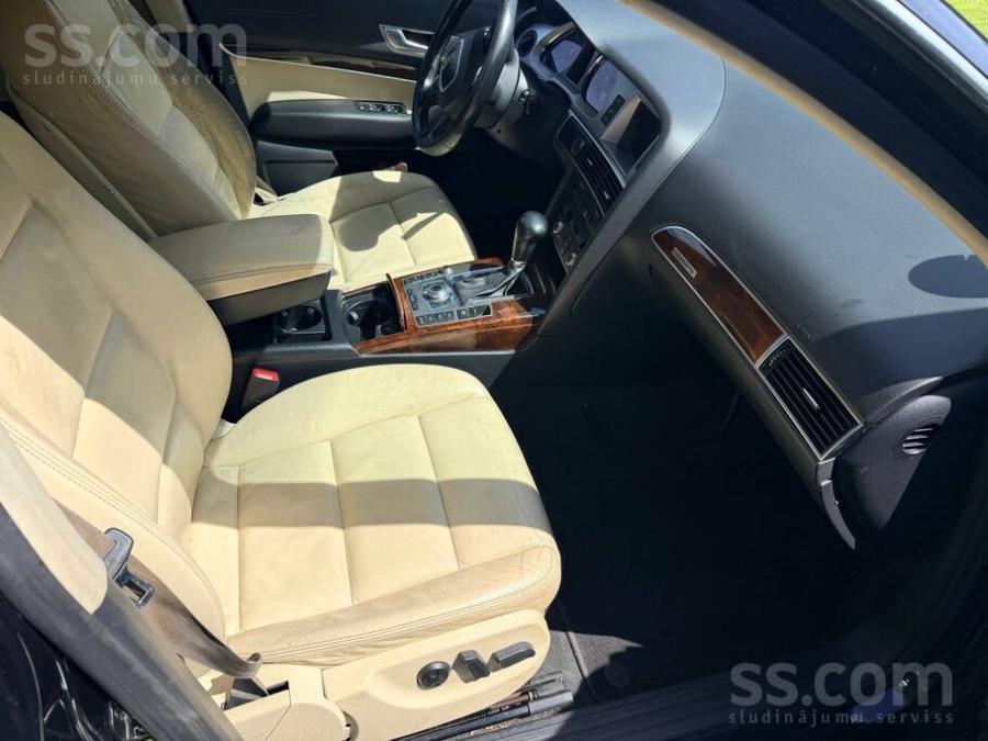 Black Audi A6 2007 in Riga, with an engine capacity of 3.00 L and mileage of 415 thousand km for 1800 €, photo 6 on AUTOMOTO.COM.LV