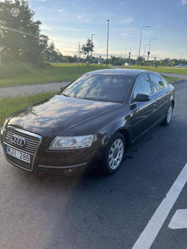 Black Audi A6 2007 in Kaunas, with an engine capacity of 2.39 L and mileage of 293 thousand km for 2100 €, photo 3 on AUTOMOTO.COM.LV