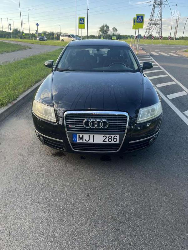 Black Audi A6 2007 in Kaunas, with an engine capacity of 2.39 L and mileage of 293 thousand km for 2100 €, photo 4 on AUTOMOTO.COM.LV
