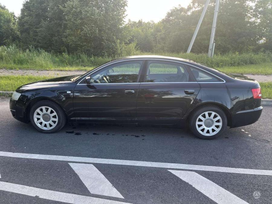 Melns Audi A6 2007 Kauņa, ar dzinēja tilpumu 2.39 L un nobraukumu 293 tūkst. km par 2100 €, foto 3 vietnē AUTOMOTO.COM.LV