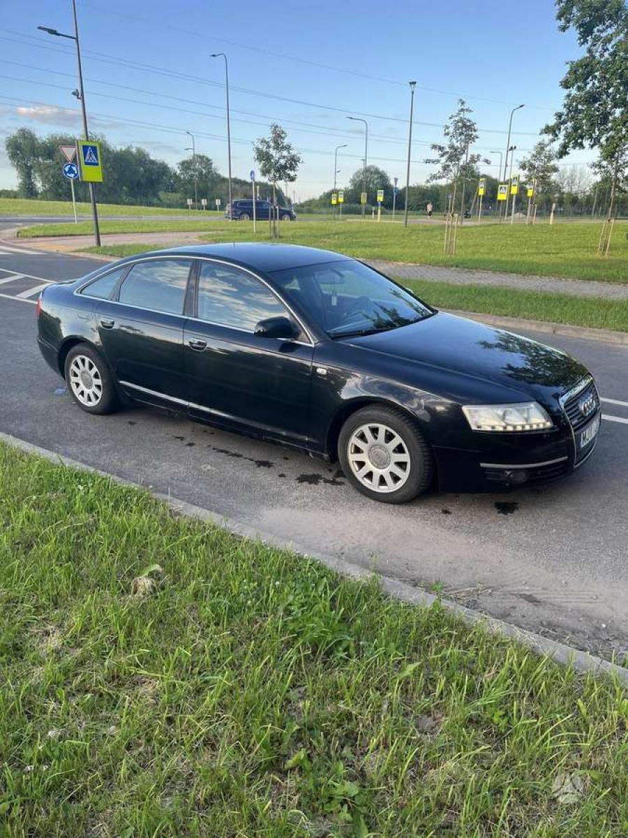Melns Audi A6 2007 Kauņa, ar dzinēja tilpumu 2.39 L un nobraukumu 293 tūkst. km par 2100 €, foto 6 vietnē AUTOMOTO.COM.LV