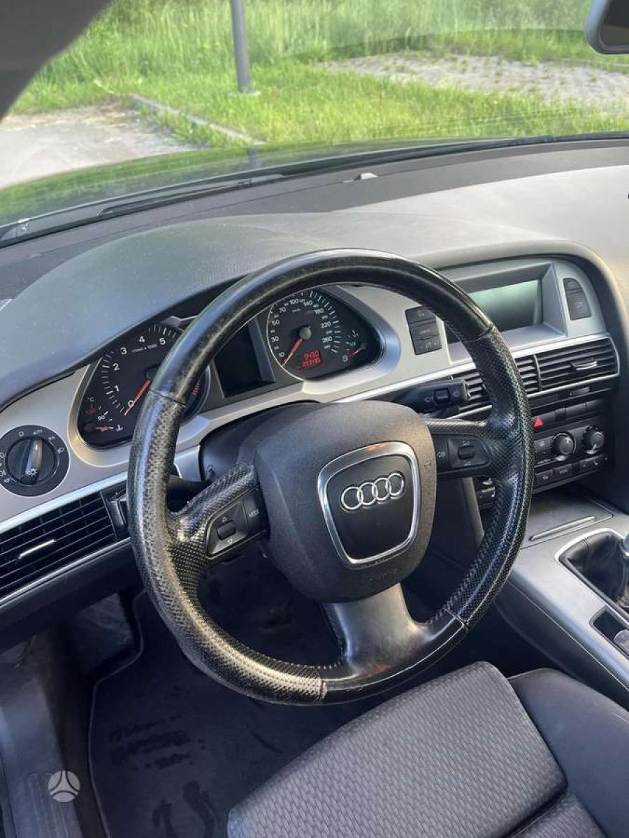 Melns Audi A6 2007 Kauņa, ar dzinēja tilpumu 2.39 L un nobraukumu 293 tūkst. km par 2100 €, foto 14 vietnē AUTOMOTO.COM.LV