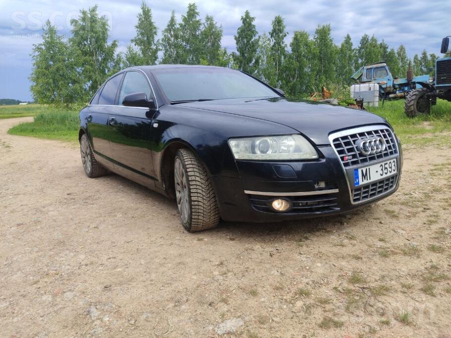 Черный Ауди А6 2007 в Прейли, объемом двигателя 3.00 л и пробегом 347 тыс. км за 1800 €, фото 3 на AUTOMOTO.COM.LV