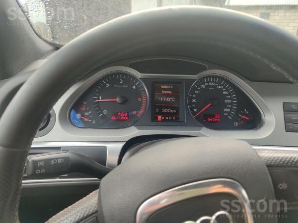 Черный Ауди А6 2007 в Прейли, объемом двигателя 3.00 л и пробегом 347 тыс. км за 1800 €, фото 5 на AUTOMOTO.COM.LV