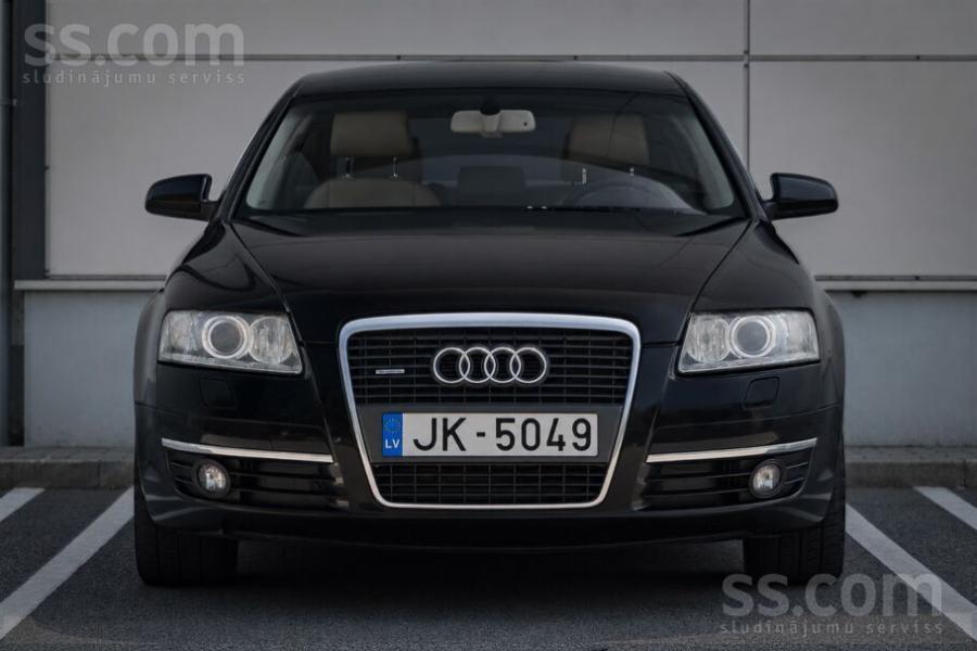 Black Audi A6 2007 in Riga, with an engine capacity of 3.00 L and mileage of 0 thousand km for 2950 €, photo 3 on AUTOMOTO.COM.LV
