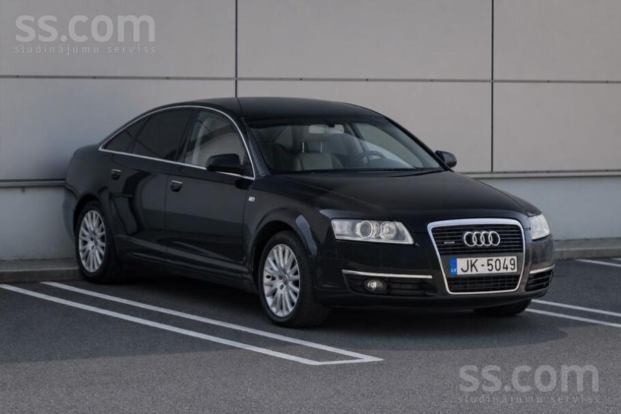 Black Audi A6 2007 in Riga, with an engine capacity of 3.00 L and mileage of 0 thousand km for 2950 €, photo 4 on AUTOMOTO.COM.LV