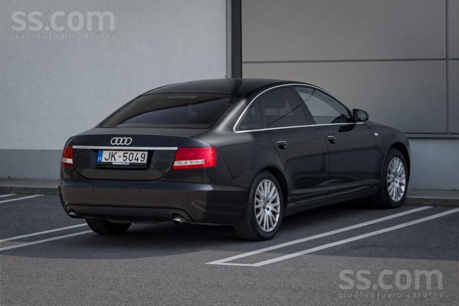 Black Audi A6 2007 in Riga, with an engine capacity of 3.00 L and mileage of 0 thousand km for 2950 €, photo 5 on AUTOMOTO.COM.LV