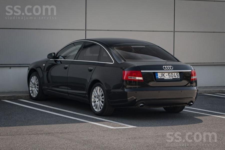 Black Audi A6 2007 in Riga, with an engine capacity of 3.00 L and mileage of 0 thousand km for 2950 €, photo 7 on AUTOMOTO.COM.LV
