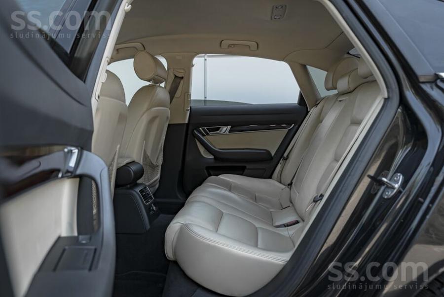 Black Audi A6 2007 in Riga, with an engine capacity of 3.00 L and mileage of 0 thousand km for 2950 €, photo 11 on AUTOMOTO.COM.LV